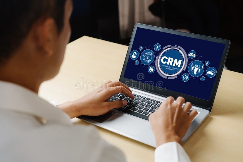 Customer Relationship Management System on Modish Computer for CRM ...
