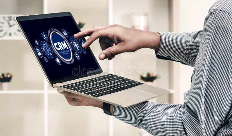 Customer Relationship Management System on Modish Computer for CRM ...
