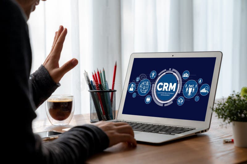 Customer Relationship Management System on Modish Computer for CRM ...