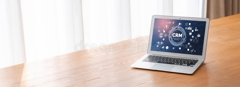 Customer Relationship Management System on Modish Computer for CRM ...