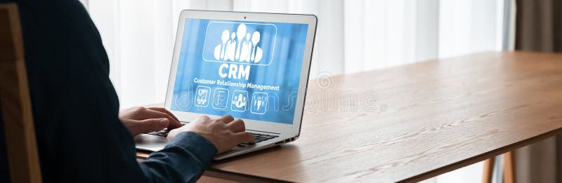 Customer Relationship Management System on Modish Computer for CRM ...