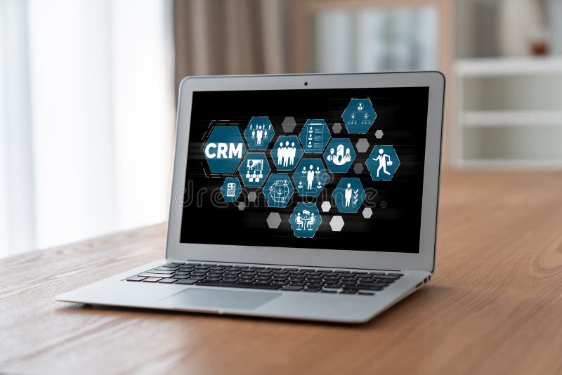Customer Relationship Management System on Modish Computer for CRM ...
