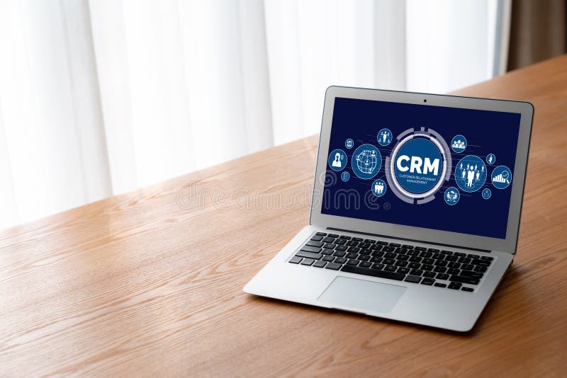 Customer Relationship Management System on Modish Computer for CRM ...