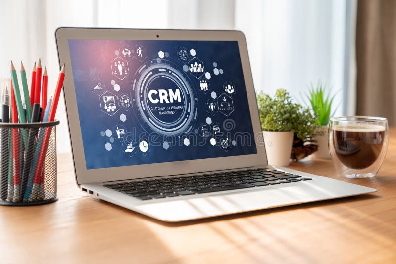 Customer Relationship Management System on Modish Computer for CRM ...