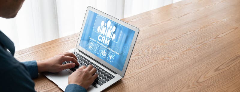 Customer Relationship Management System on Modish Computer for CRM ...