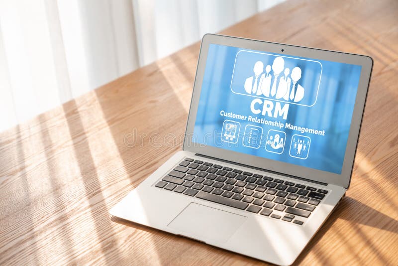 Customer Relationship Management System on Modish Computer for CRM ...