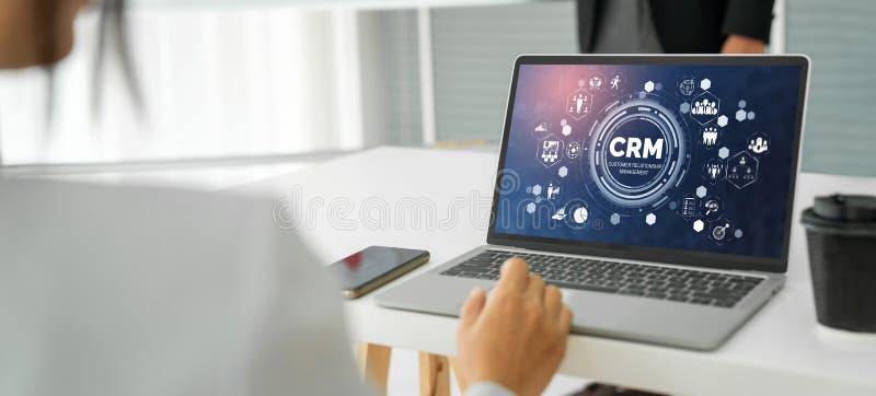 Customer Relationship Management System on Modish Computer for CRM ...