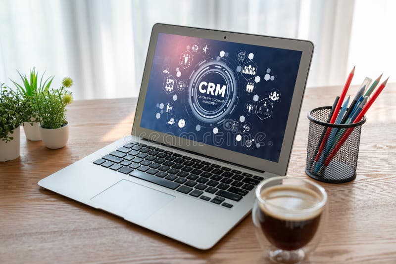 Customer Relationship Management System on Modish Computer for CRM ...