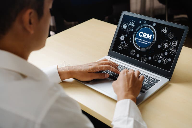 Customer Relationship Management System on Modish Computer for CRM ...