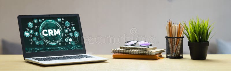 Customer Relationship Management System on Modish Computer for CRM ...