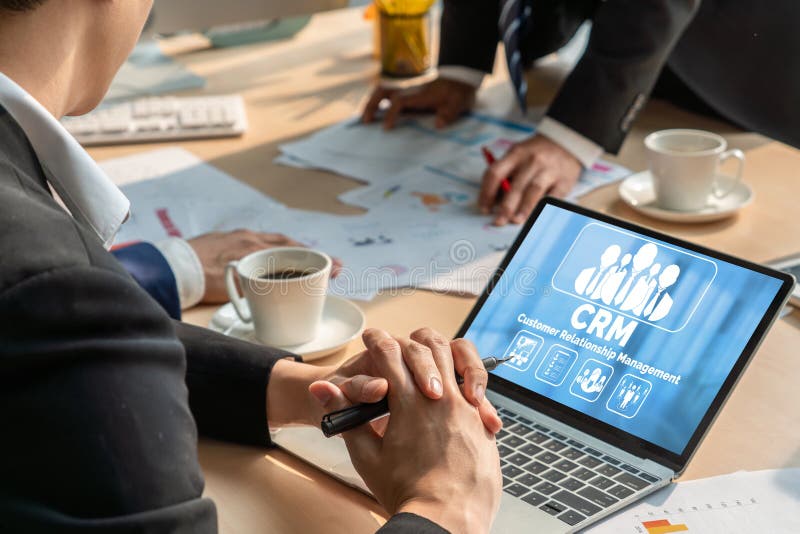 Customer Relationship Management System on Modish Computer for CRM ...