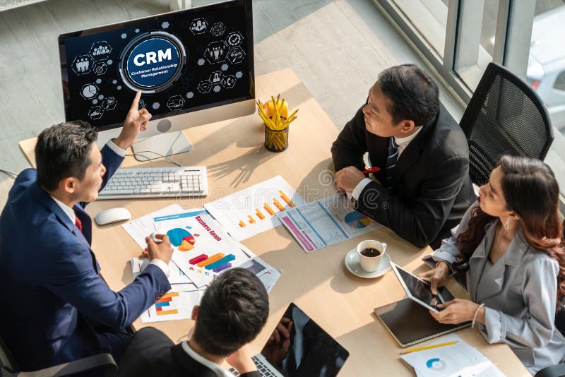 Customer Relationship Management System on Modish Computer for CRM ...