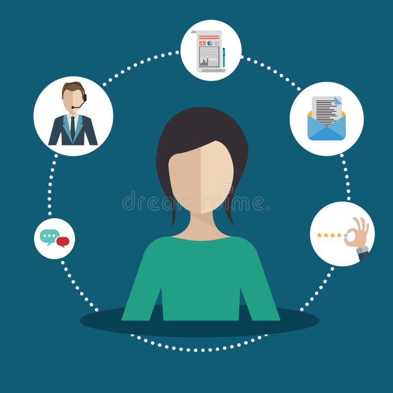 Customer Interaction Icon Stock Illustrations – 3,360 Customer ...