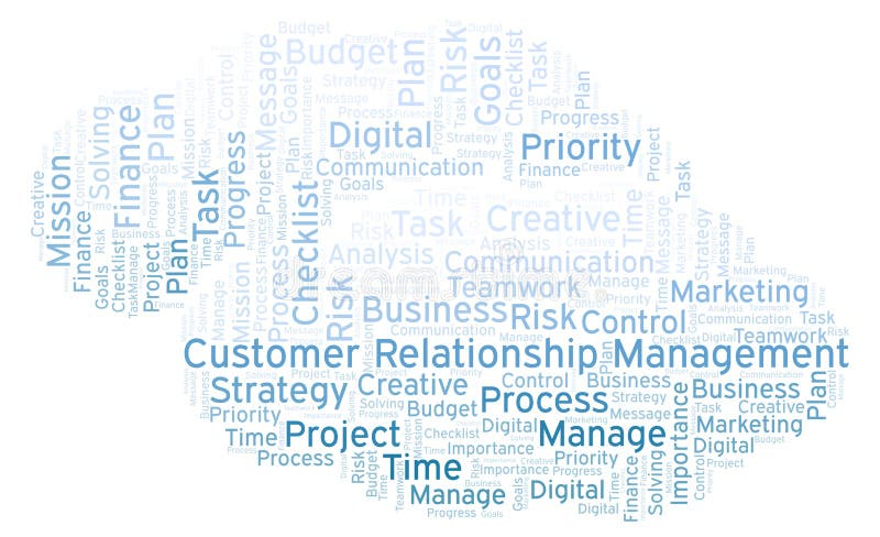 Customer Management Word Cloud. Stock Illustration - Illustration of ...