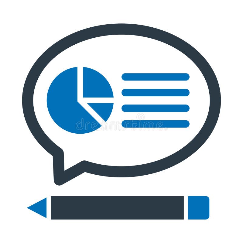 Customer Report, Customer Survey Vector Icon Which Can Easily Modify ...