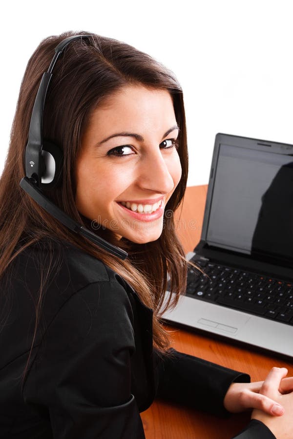 Customer representative stock image. Image of people - 20841247