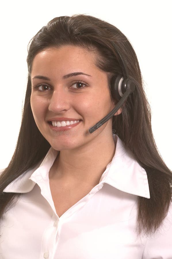 Customer Representative stock image. Image of help, information - 4764393
