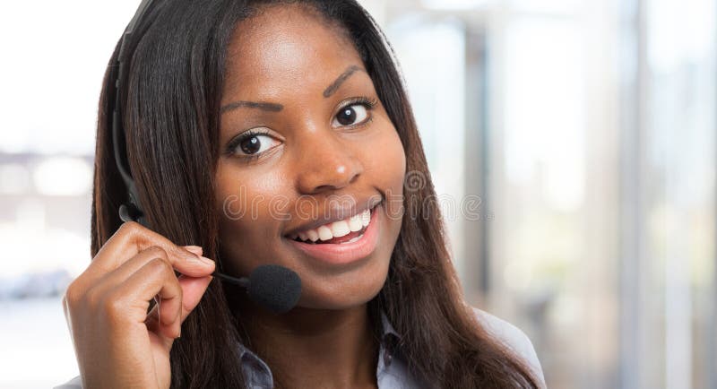 Customer Service Representative Helping Customer Stock Image - Image of ...