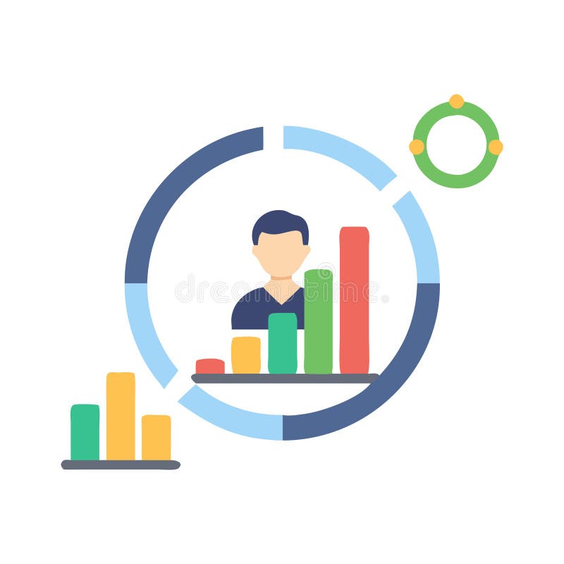 Customer Retention Analysis Icon Stock Vector - Illustration of icon ...