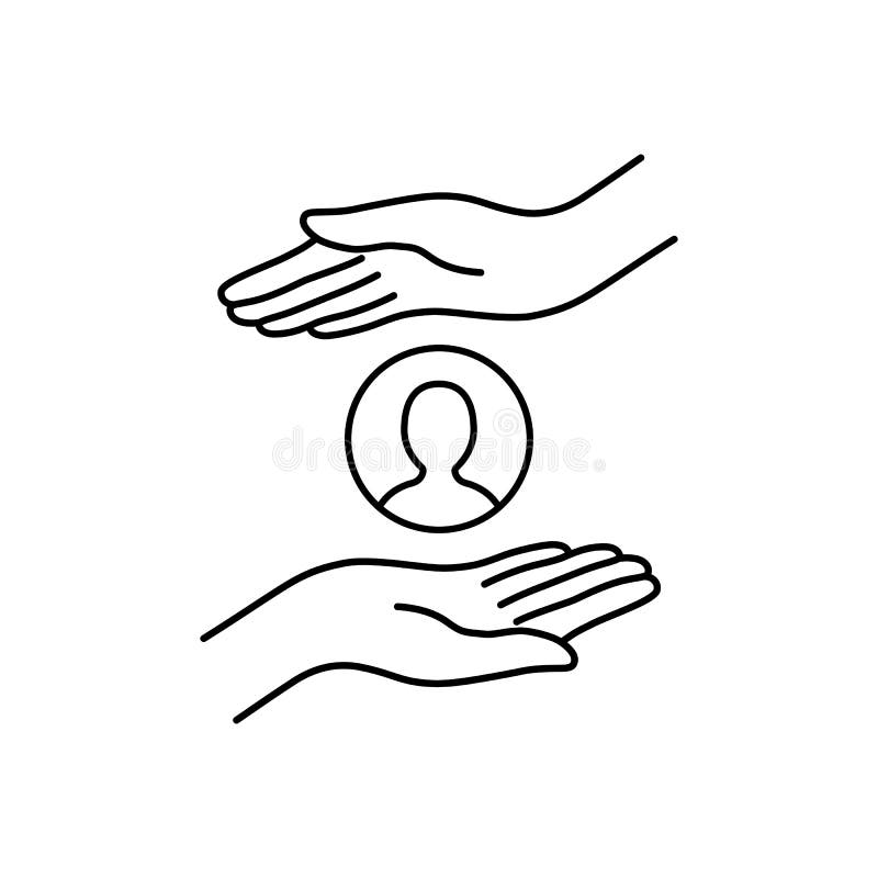 Customer Retention or Client Protection Stock Vector - Illustration of ...