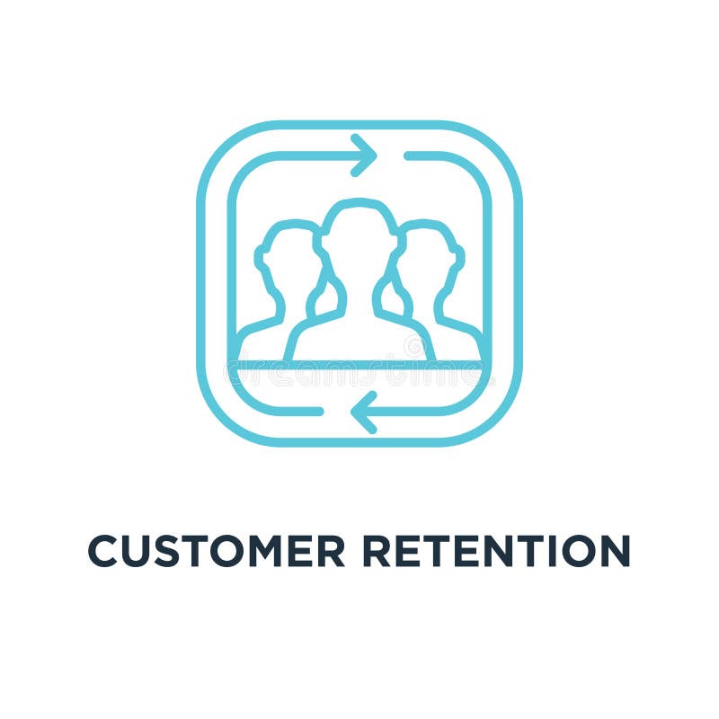 Retention Icon. Retention Concept Symbol Design, Vector Illustra Stock ...