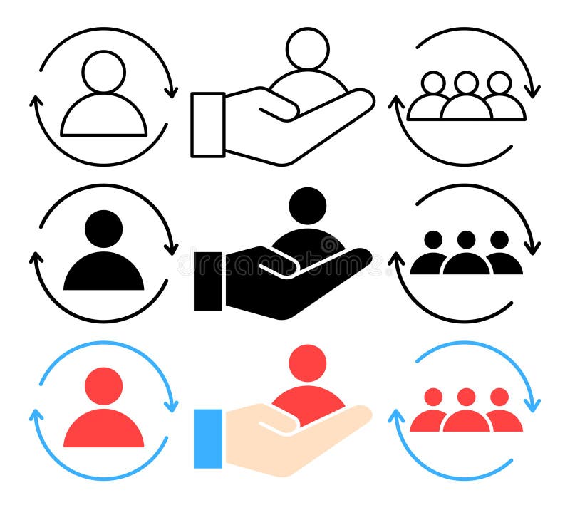 Customer Retention Icon Vector Stock Vector - Illustration of talent ...