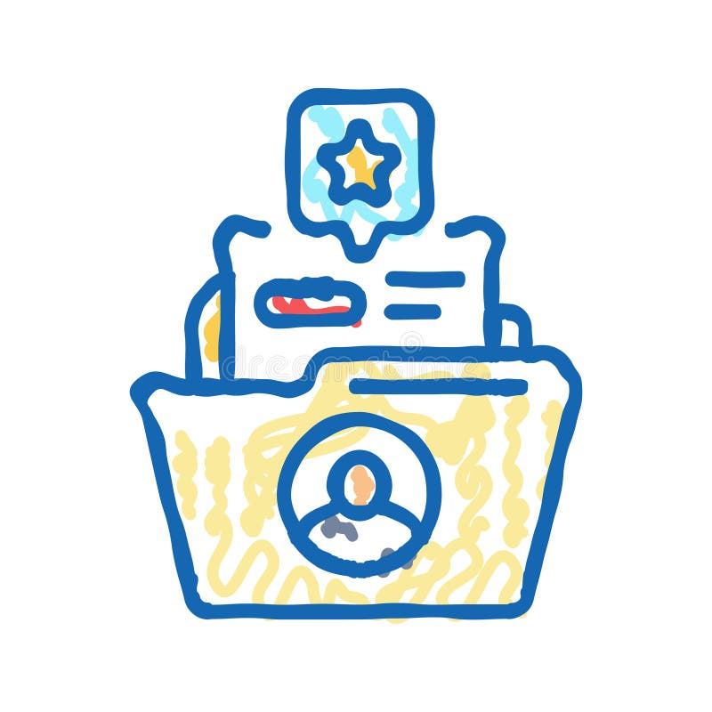 Customer Retention Technical Sales Engineer Icon Doodle Illustration ...