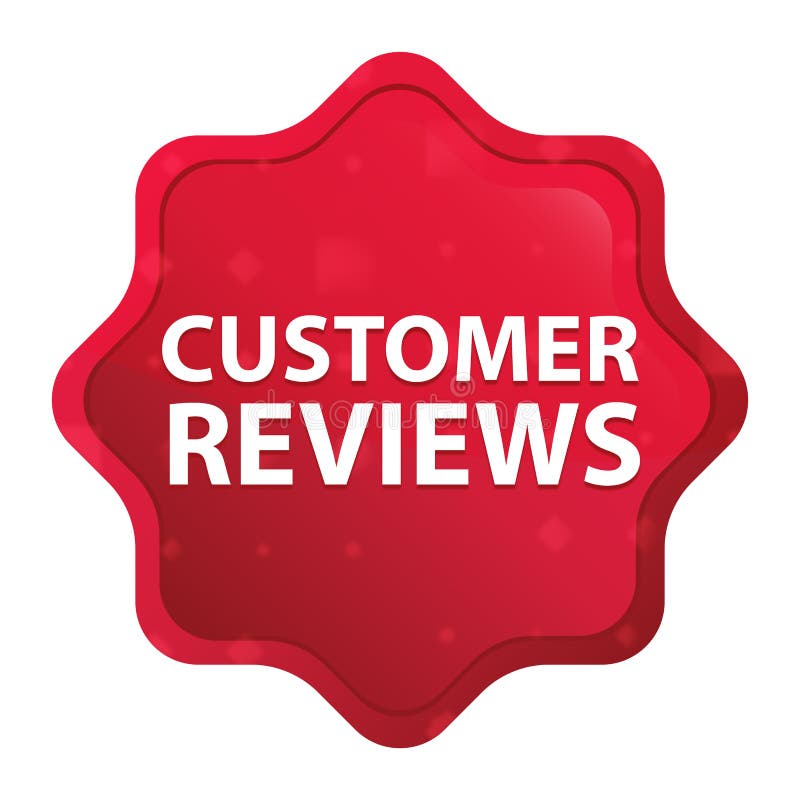 Customer Reviews Misty Rose Red Starburst Sticker Button Stock ...