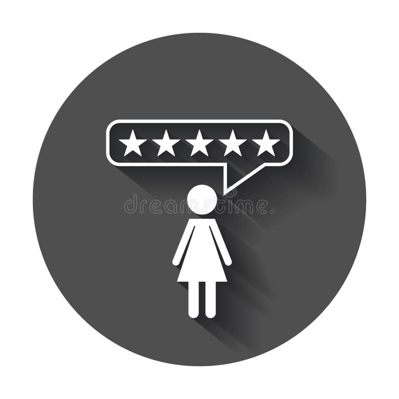 Customer Reviews, Rating, User Feedback Concept Vector Icon. Stock ...