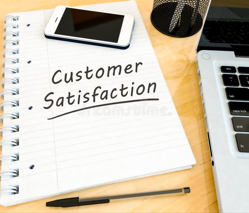 Customer Satisfaction stock illustration. Illustration of success ...