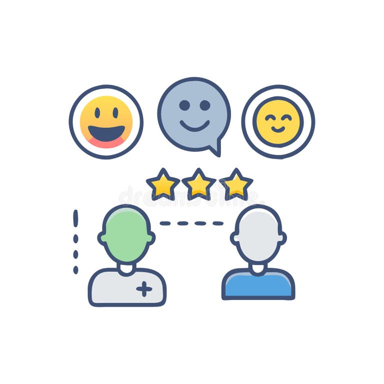 Customer Satisfaction Measurement Design Icon Stock Photo ...