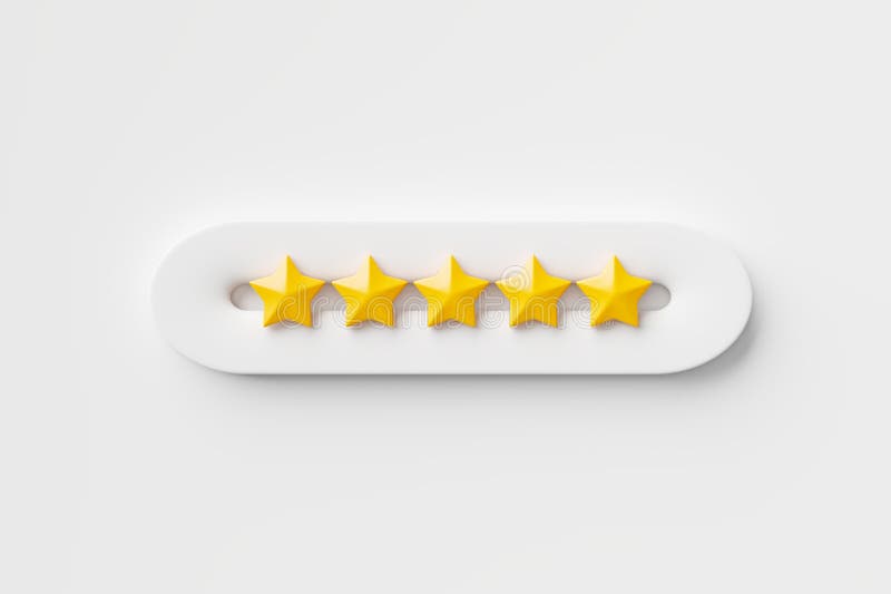 Customer Satisfaction Meter with Five Star Rating. Client Evaluation ...