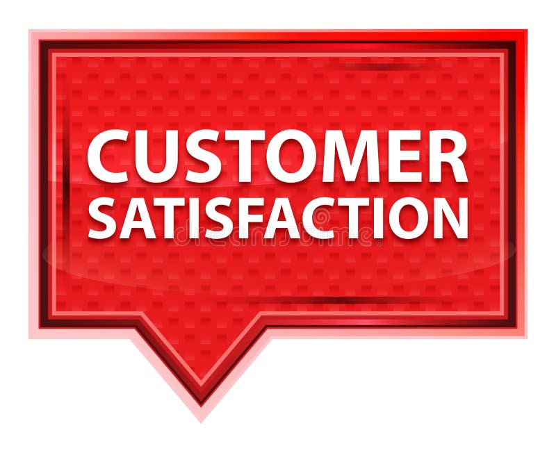Customer Satisfaction Red Banner Abstract Background Stock Illustration ...