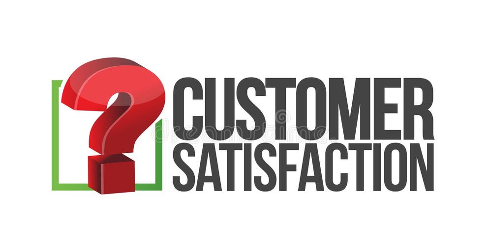 Customer Satisfaction Question Mark Unknown Stock Illustration ...
