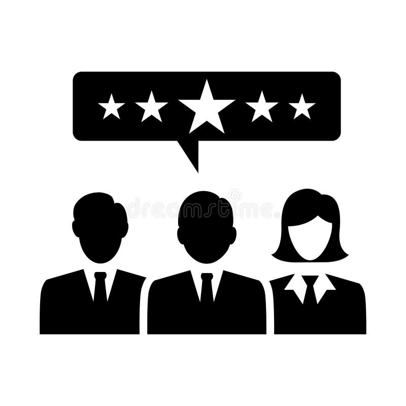 Customer Satisfaction Rating Icon Stock Vector - Illustration of ...