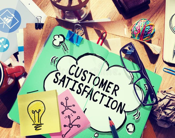 Customer Satisfaction Service Support Assistance Concept Stock Photo ...