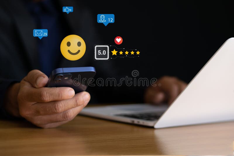 Customer Satisfaction Survey, Experience Rating, Five-star Rating Stock ...