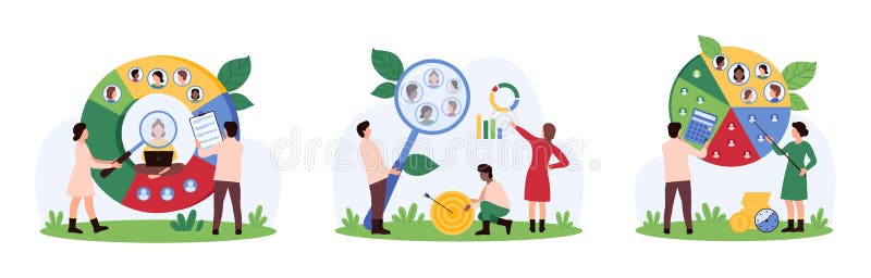 Demographic Segmentation Stock Illustrations – 639 Demographic ...