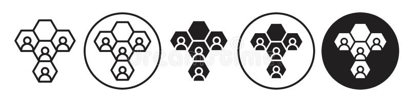 Customer Segment Icon Vector Set Collection for Web Stock Vector ...