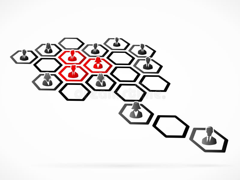 Customer Segmentation Model Stock Illustration - Illustration of client ...