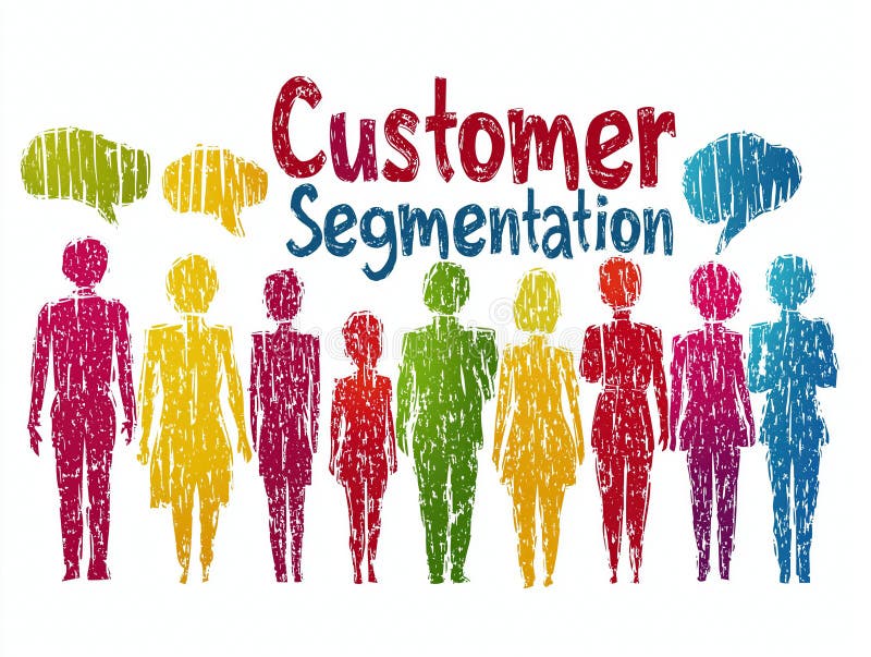 Customer Segmentation Text Illustration Stock Image - Image of ...