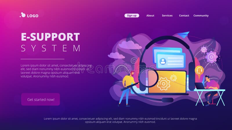 Esupport Stock Illustrations – 89 Esupport Stock Illustrations, Vectors ...