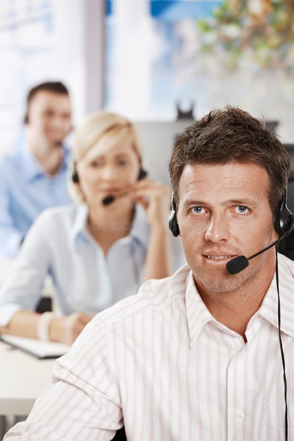 Customer service stock image. Image of headphone, dispatcher - 13000399