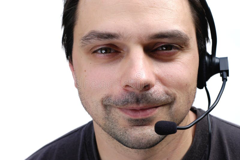 Customer service stock image. Image of adviser, isolated - 218949