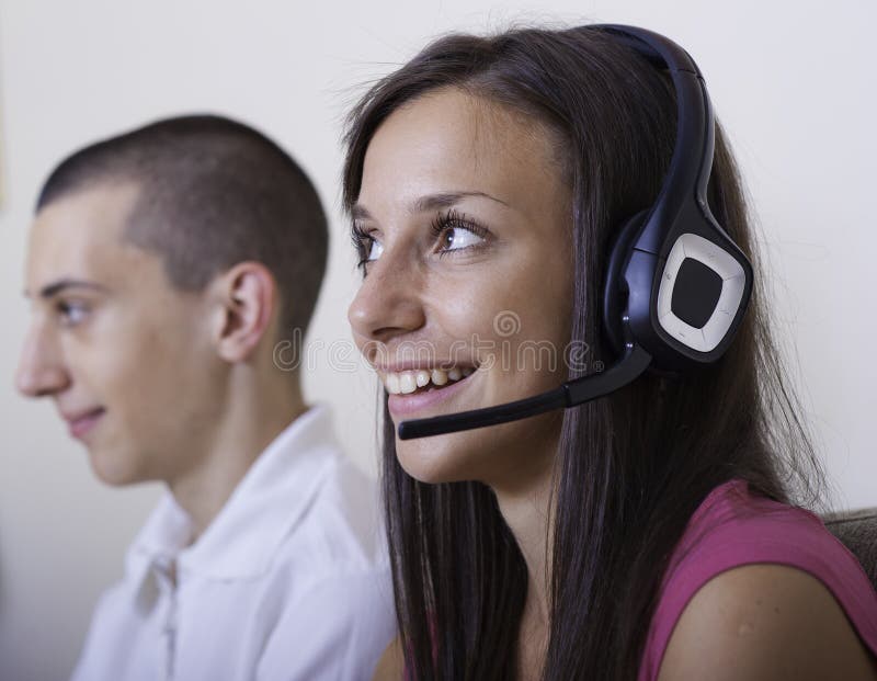 Customer service stock image. Image of customer, listen - 27729739