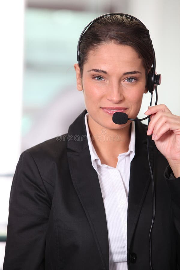Customer service stock image. Image of listening, brown - 29063803