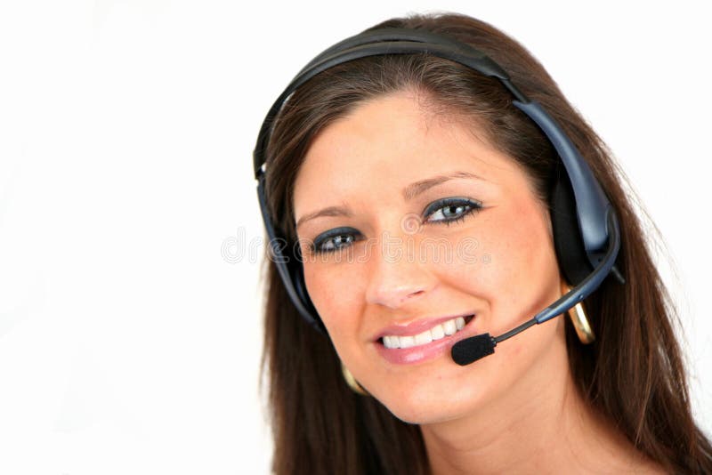 Customer Service Professional Stock Photo - Image of isolated, call ...