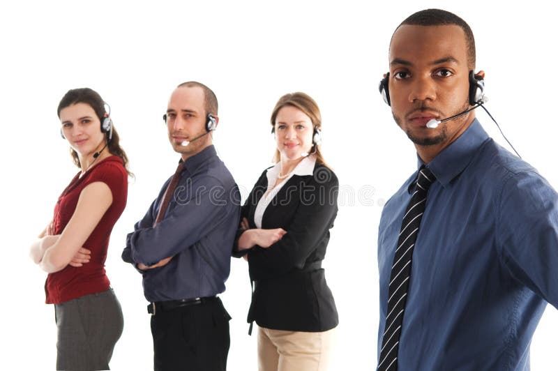 Customer support stock image. Image of single, office - 4013895