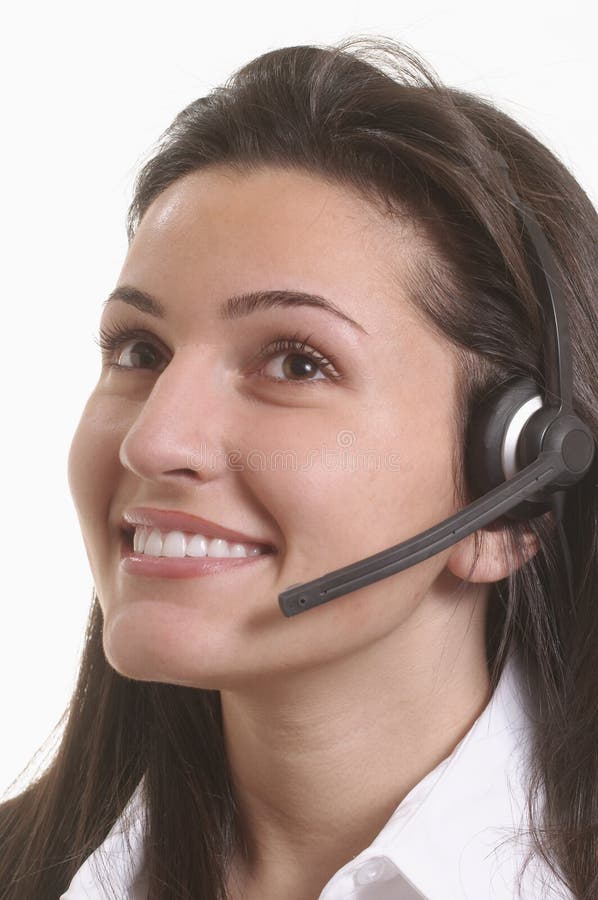 Customer service operator stock photo. Image of communication - 4634302