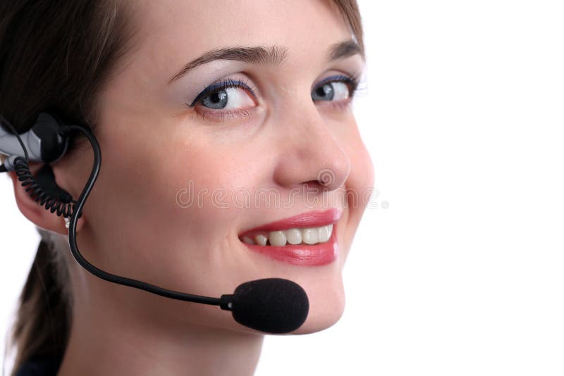 Confident Customer Service Representative Wearing Headset Stock Image ...